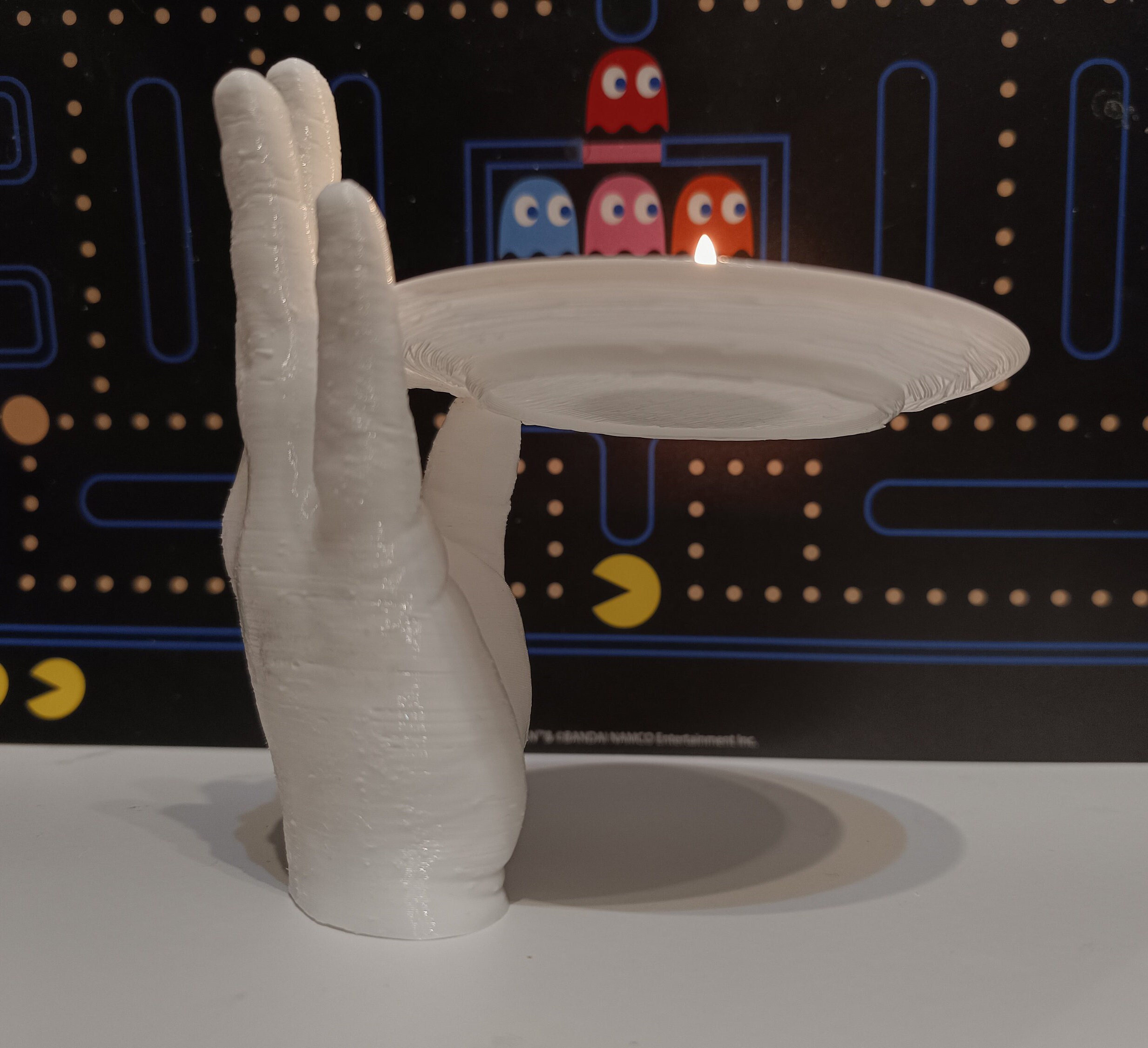 Hand With Floating Tray 3d Stl Printable - Etsy