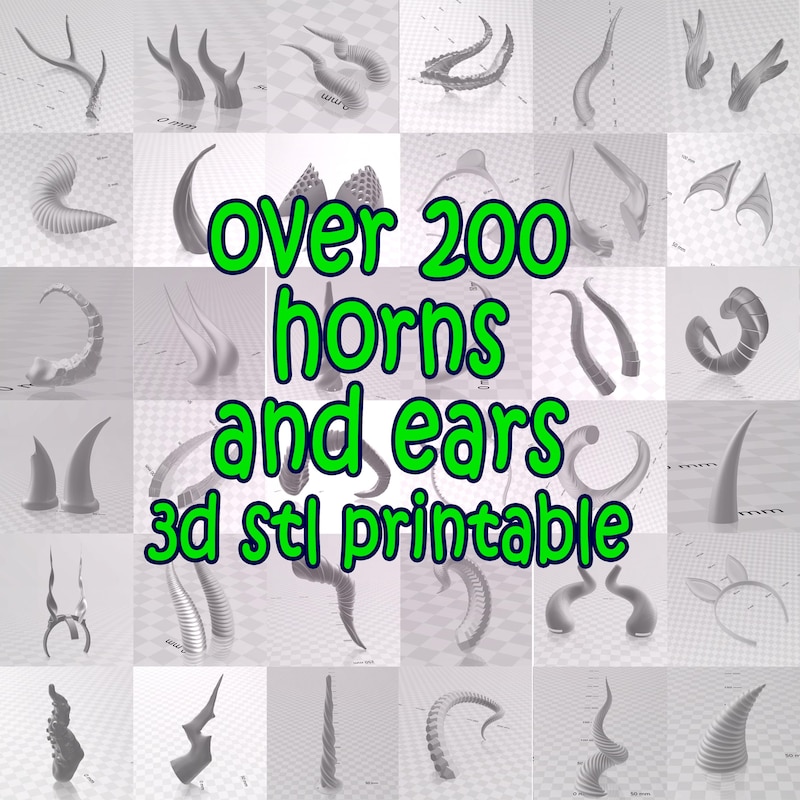 Stl Devil Horn - Etsy