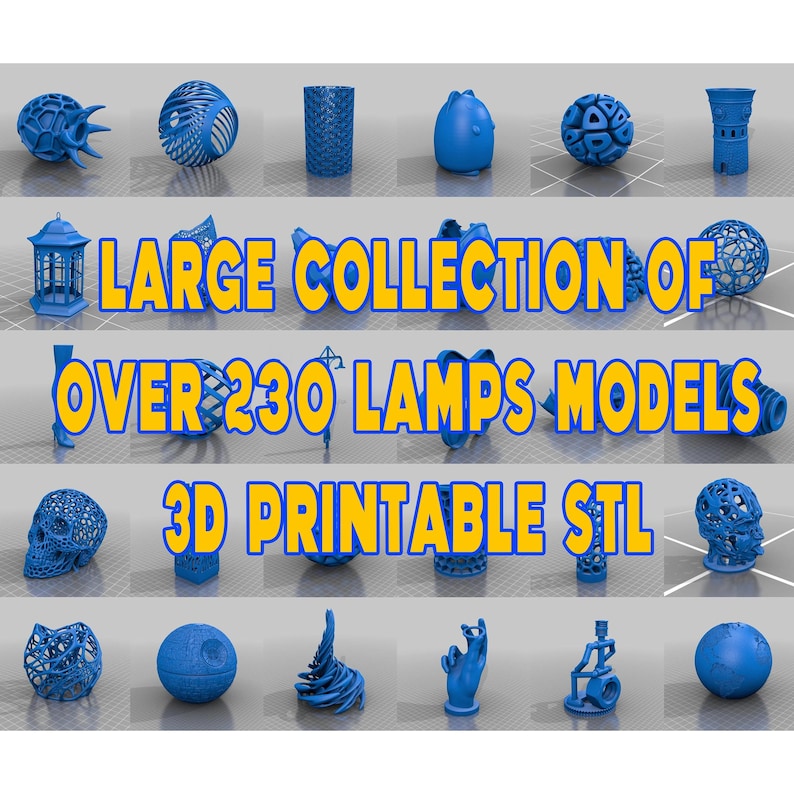 Over 230 Lamps 3d Stl Printable - Etsy