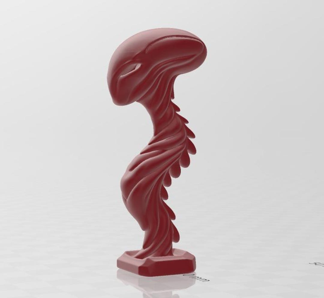 Statue of a Modern Alien - 3d Stl Printable - Etsy