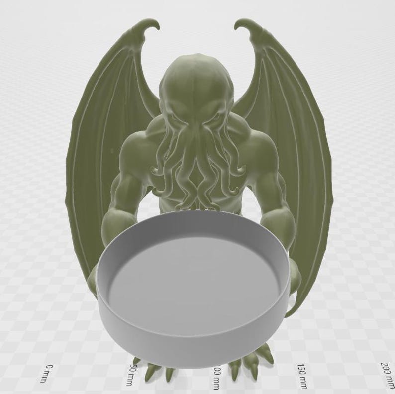 Cthulhu Says Tray - 3d Stl Printable - Etsy UK