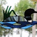 Stained Glass Loon With Reeds Suncatcher - Etsy Canada