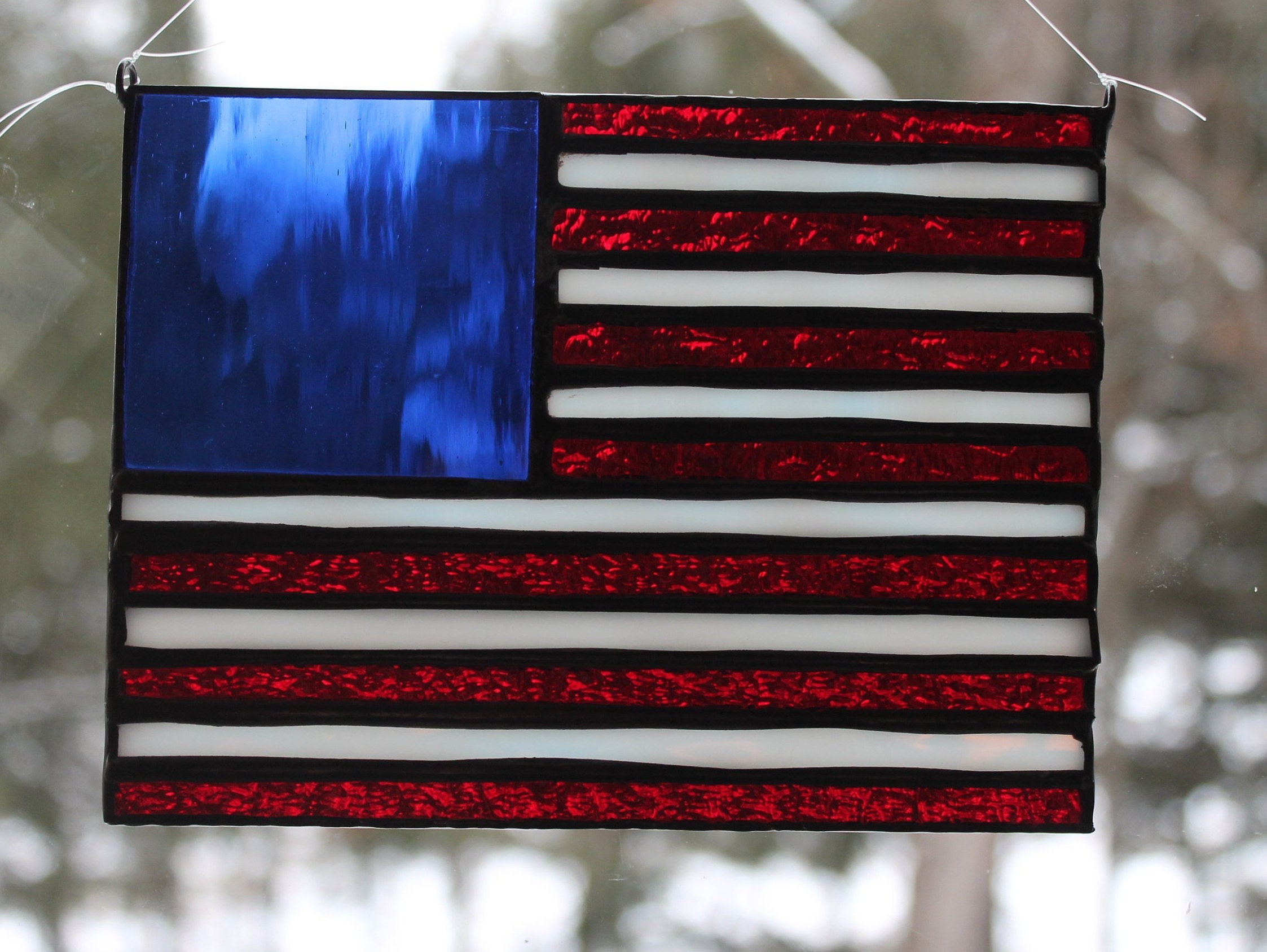 Us Flag Stained Glass Window Patterns