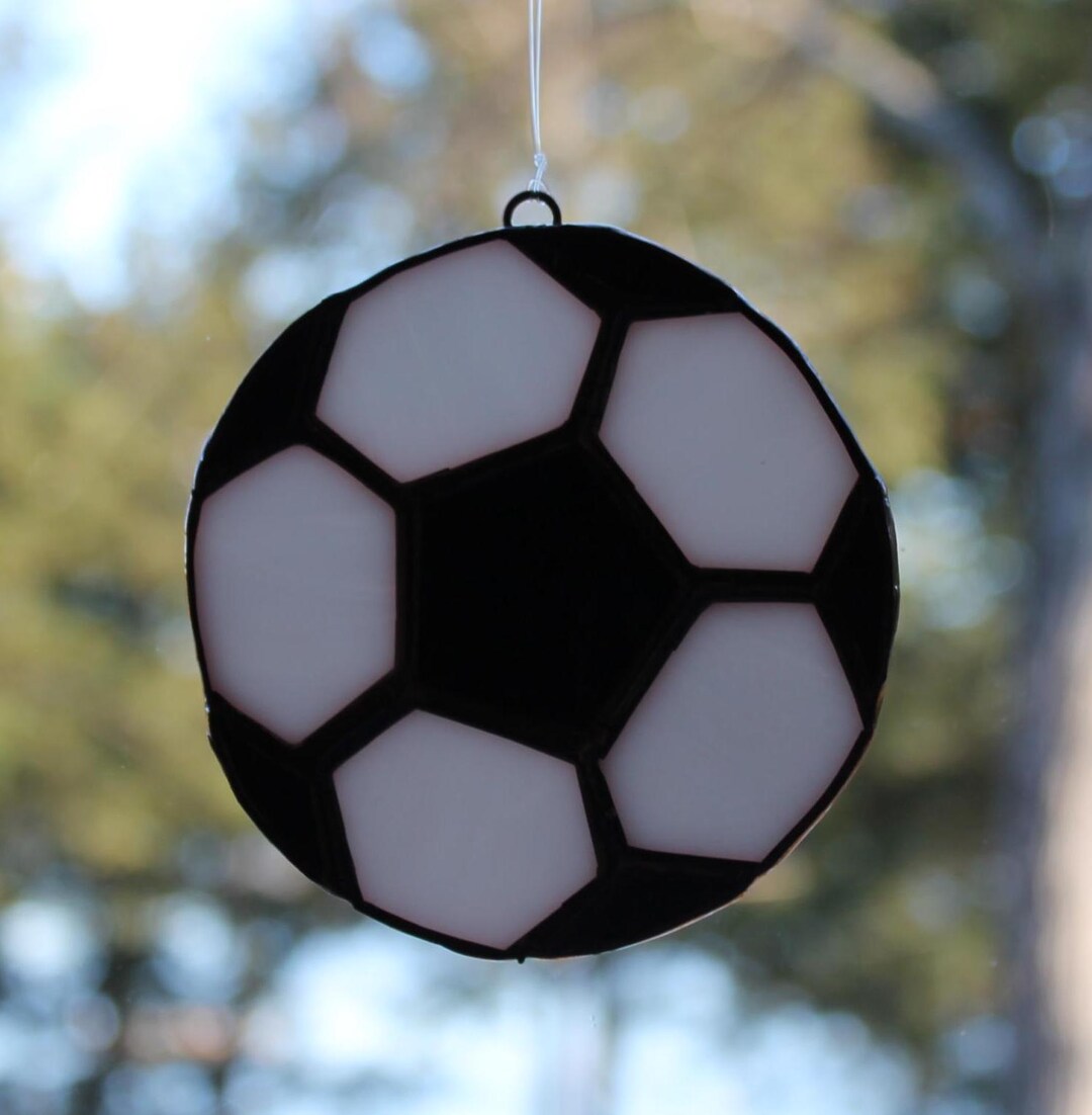 Stained Glass Soccer Ball Small - Etsy