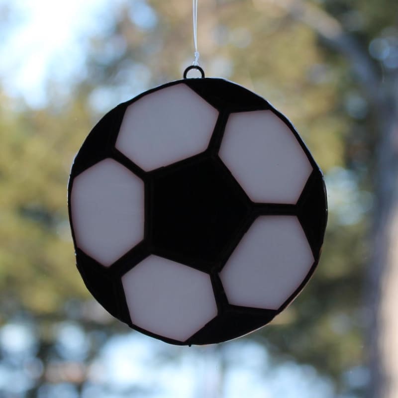 Stained Glass Soccer - Etsy