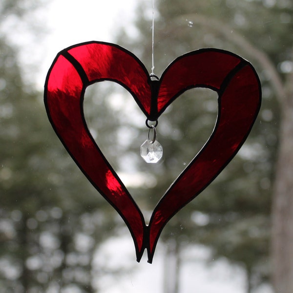 Stained Glass Hearts - Etsy