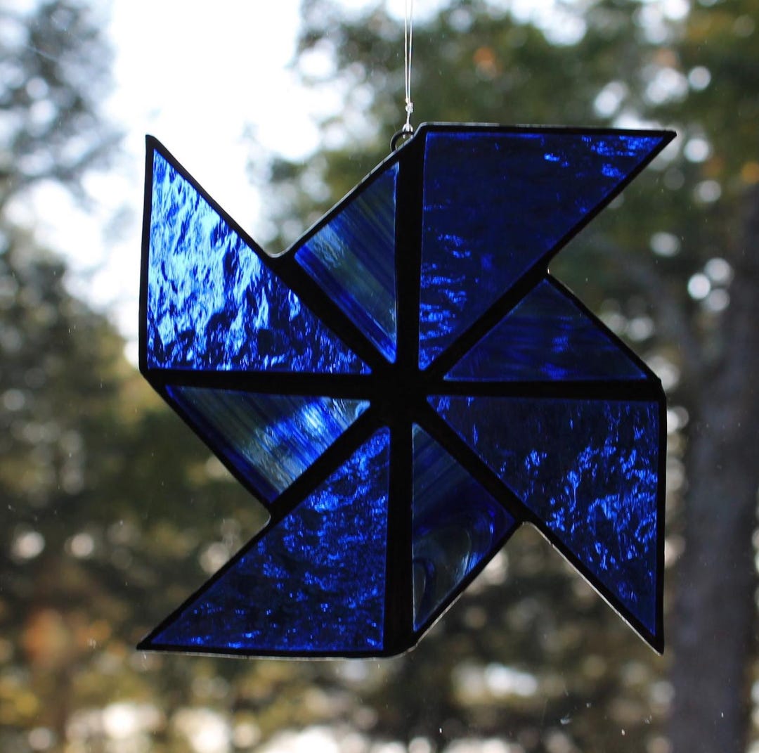 Stained Glass Pinwheel - Etsy
