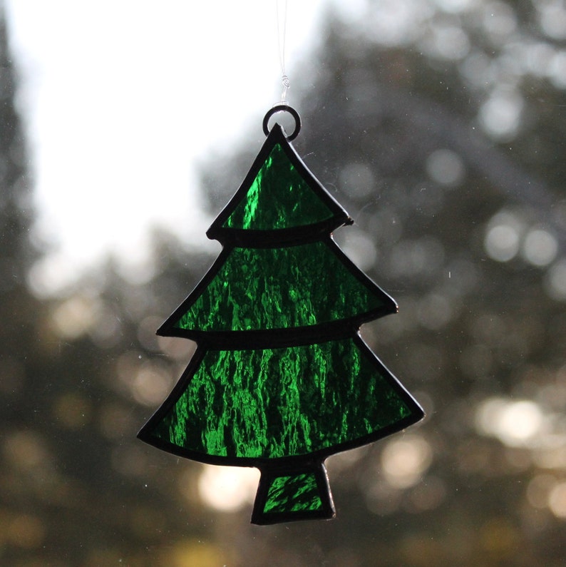 Stained Glass Christmas Tree - Etsy
