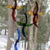 Stained Glass American Flag Suncatcher - Etsy