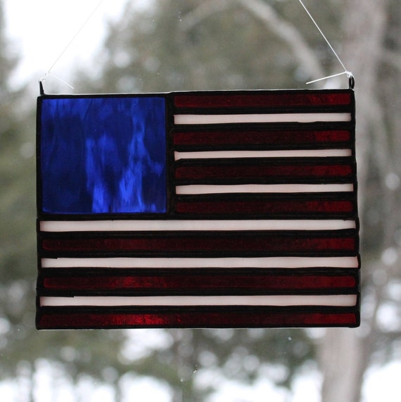 Us Flag Stained Glass Window Patterns