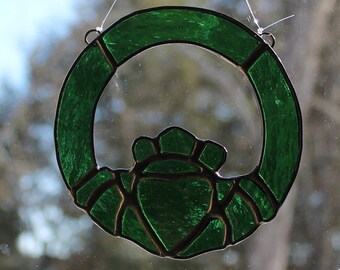 Stained Glass Claddagh - Etsy