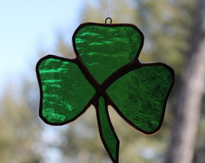 Stained Glass Shamrock - Etsy