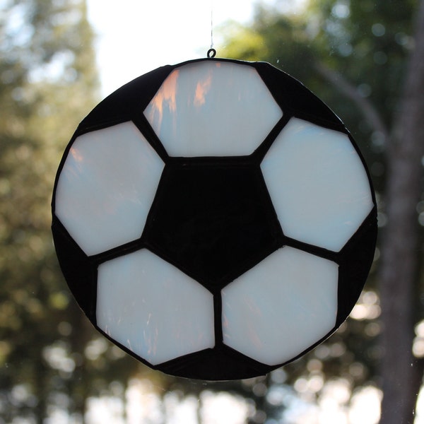 Stained Glass Soccer - Etsy