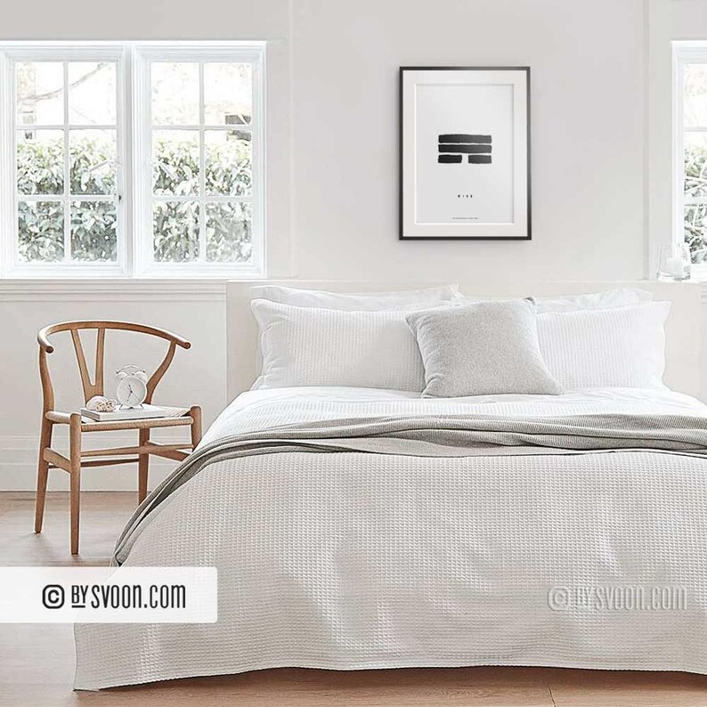 Wind Print, Minimal Wall Decor, Geometry Print, Four Elements Symbols ...