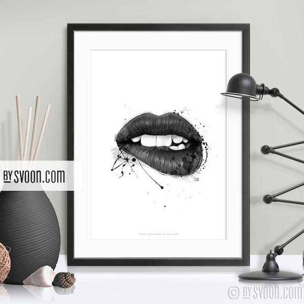 Sexy Lips Posters - Etsy