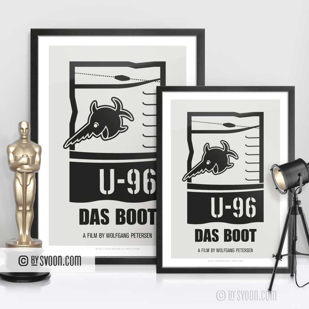 Das Boot Print Alternative Movie Poster Submarine U-boat - Etsy