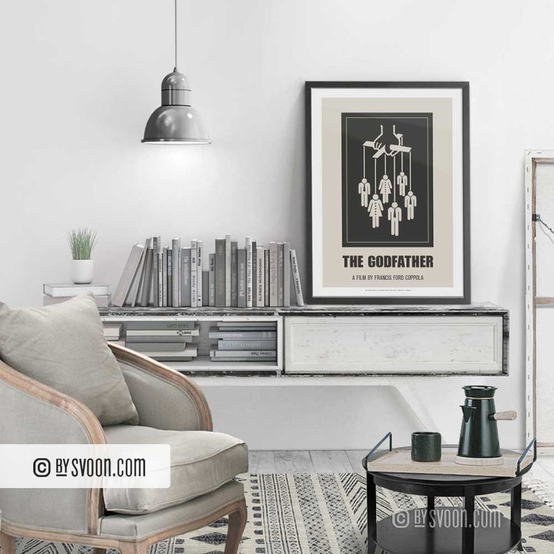 The Godfather Print, Puppeteer Strings, Alternative Movie Poster ...