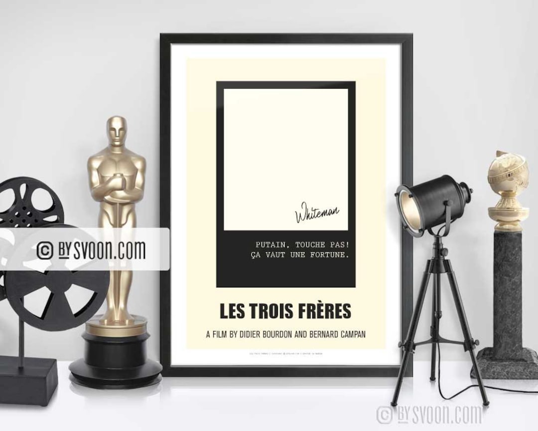 Les Trois Frères Print, Alternative Movie Poster, the Three Brothers ...