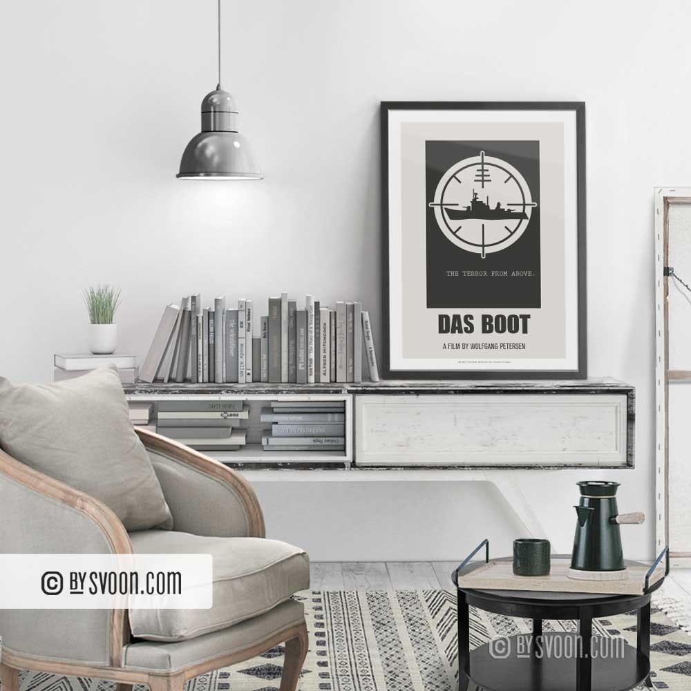 Das Boot Print, Alternative Movie Poster, Submarine, U-boat, Periscope ...