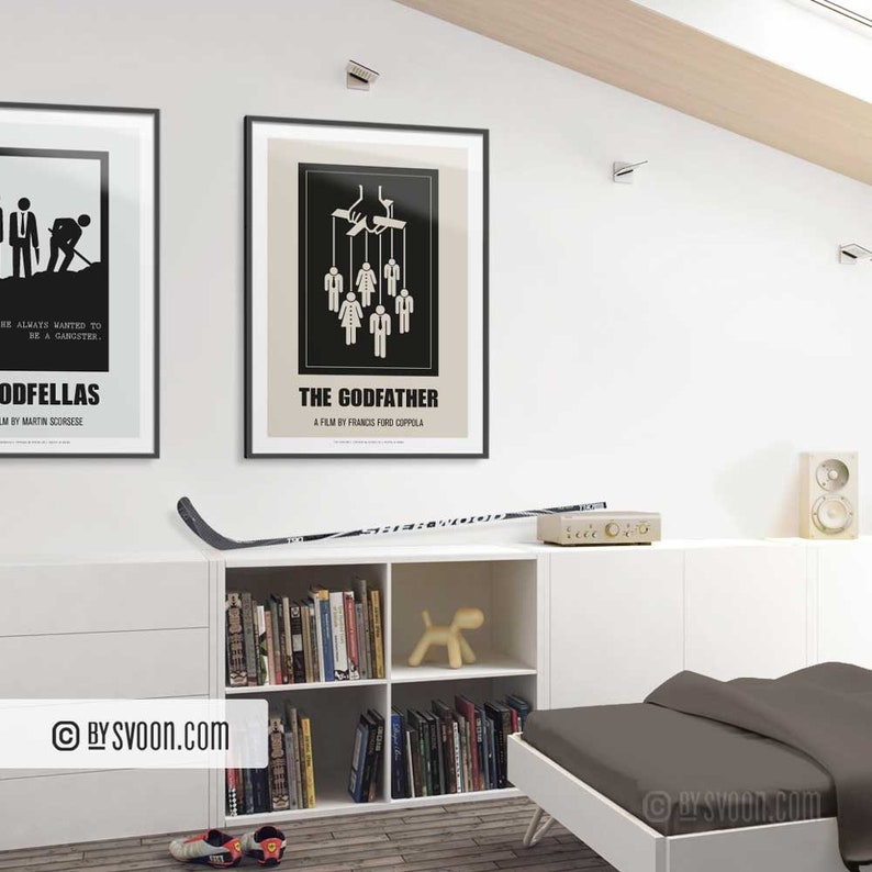 The Godfather Print, Puppeteer Strings, Alternative Movie Poster ...
