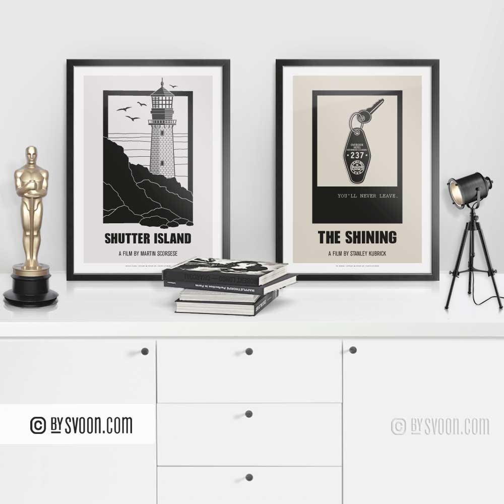 Shutter Island Print, Alternative Movie Poster, Minimal Movie Art ...