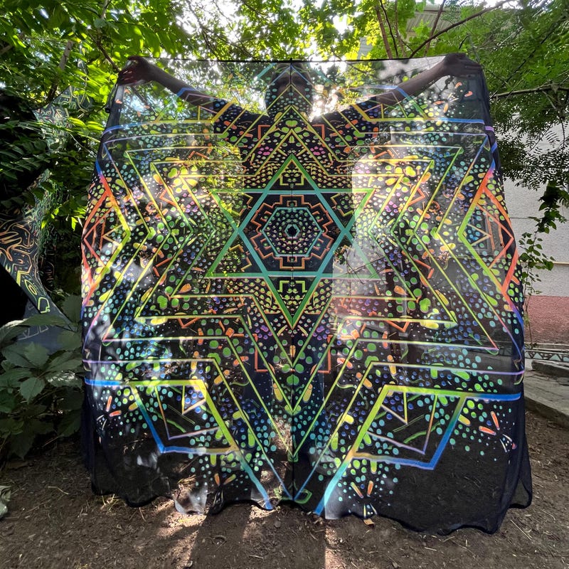 Blacklight Bedding - Etsy