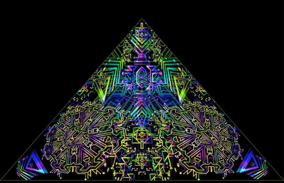 UV Decor for DJ Booth Sacral Blue Dj Stage Psychedelic - Etsy