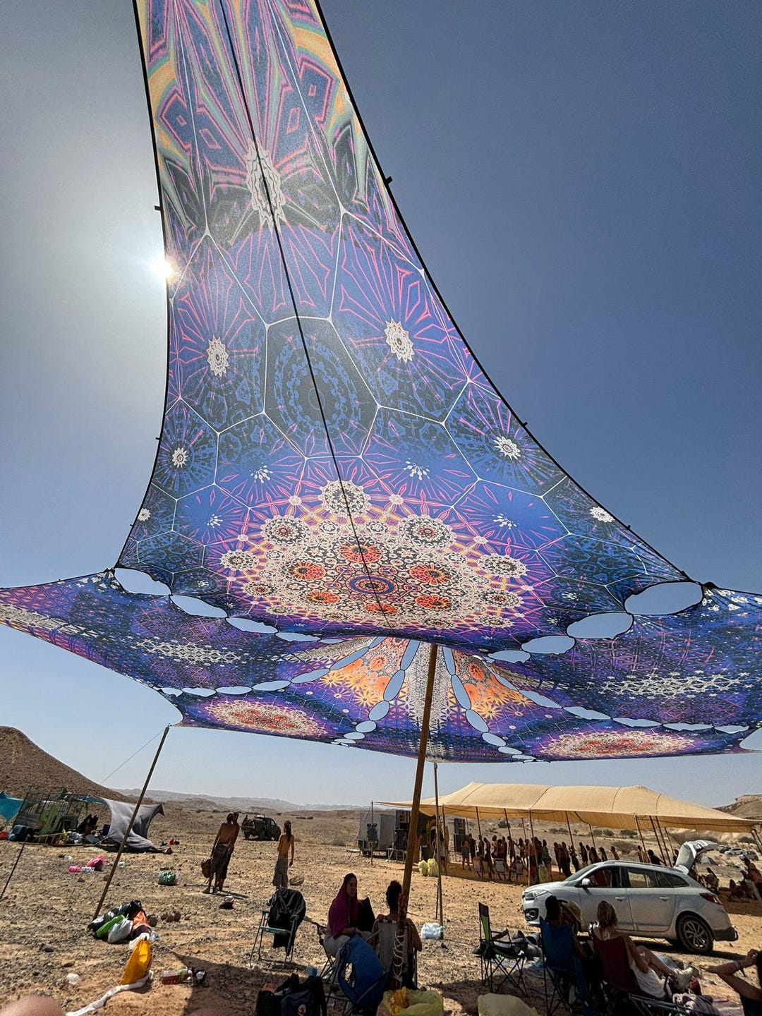 UV Reactive Set, Personal Order Canopy or Dj Stage, Psychedelic ...