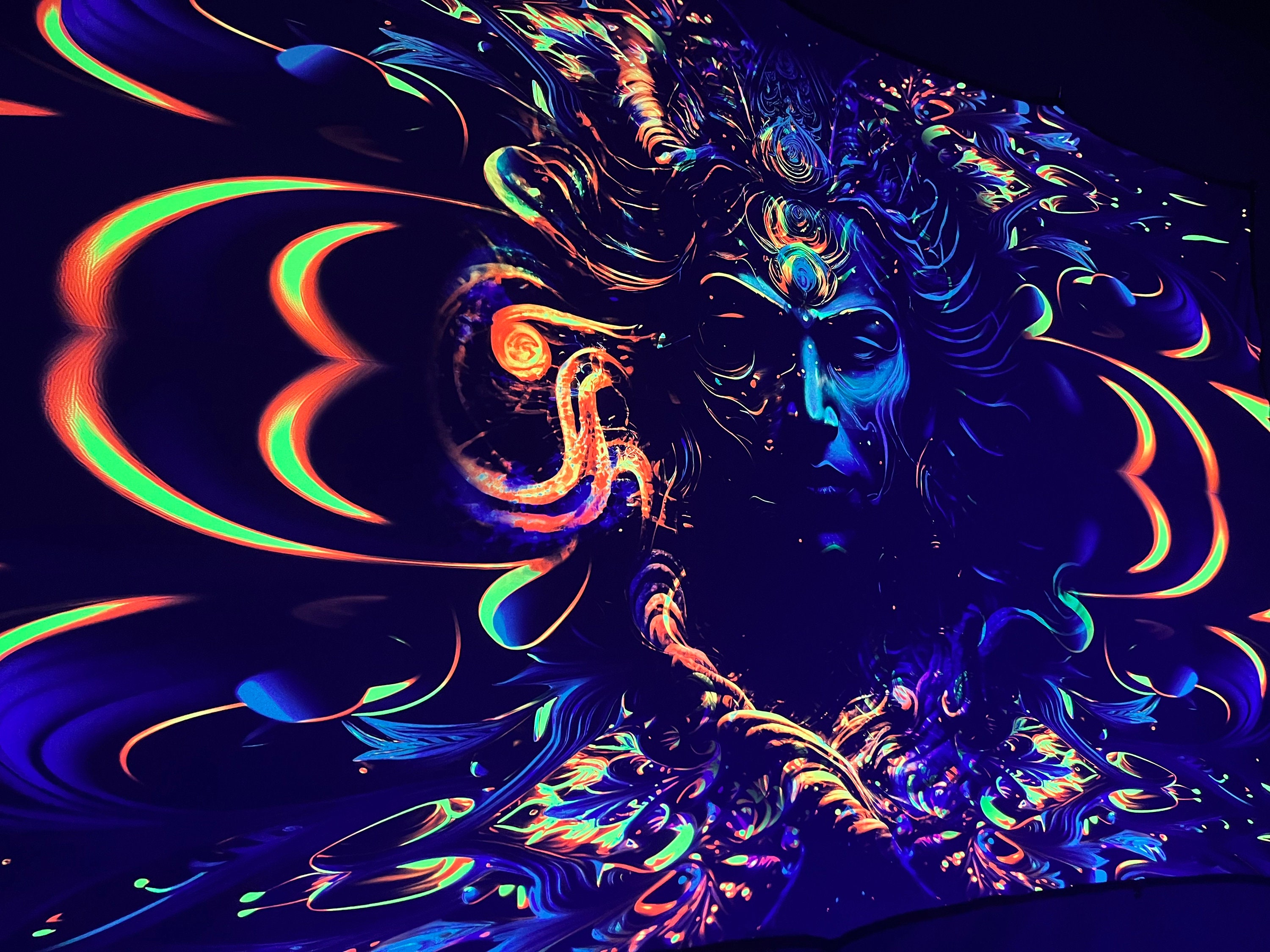 Psychedelic Art Shiva