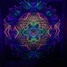 Psychedelic Backdrop metatron 2023 Blacklight Spiritual Tapestry ...
