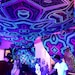 Psychedelic Decoration Stage Metatron. Uv-reactive Psytrance Party ...