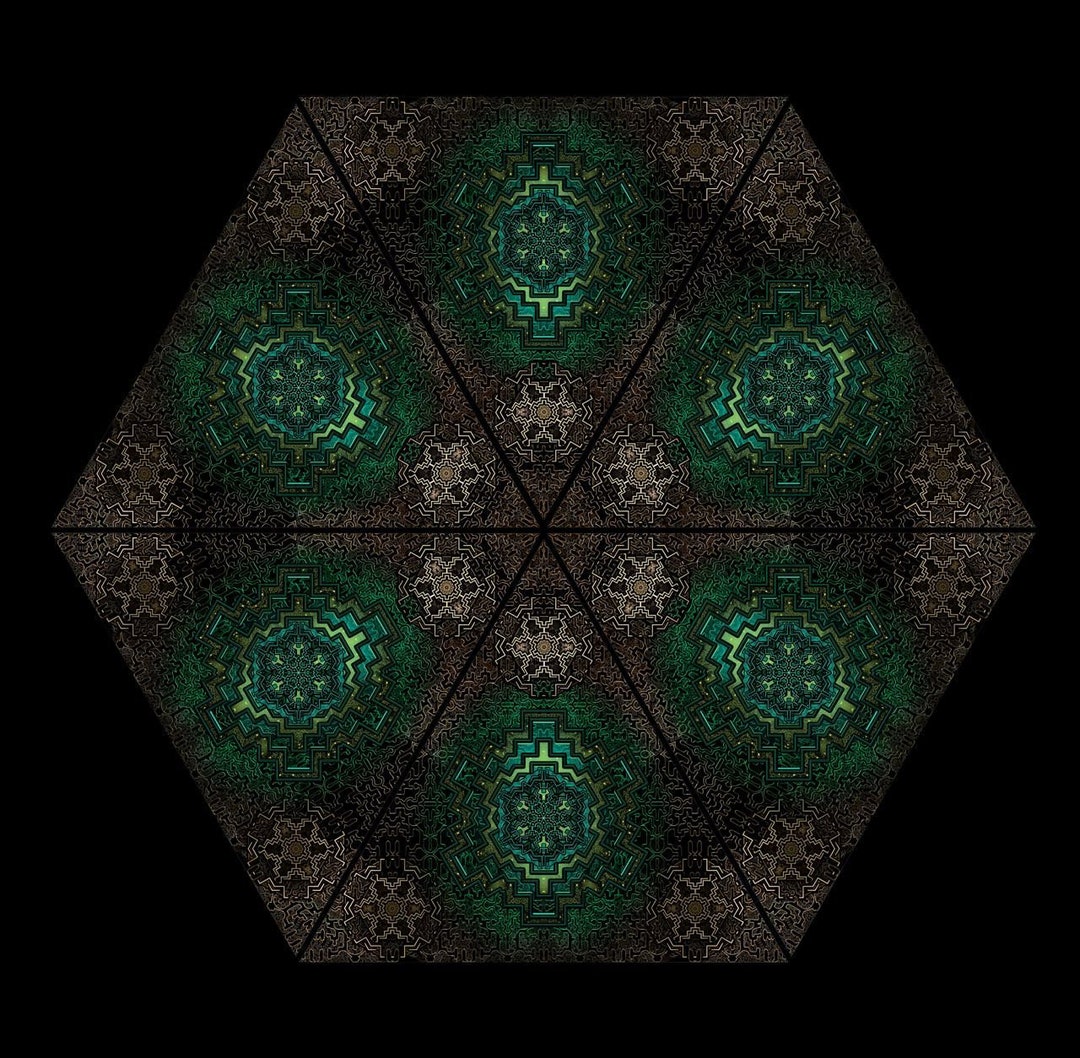 UV Reactive Canopy Tent & Triangles for Festival Installations ...