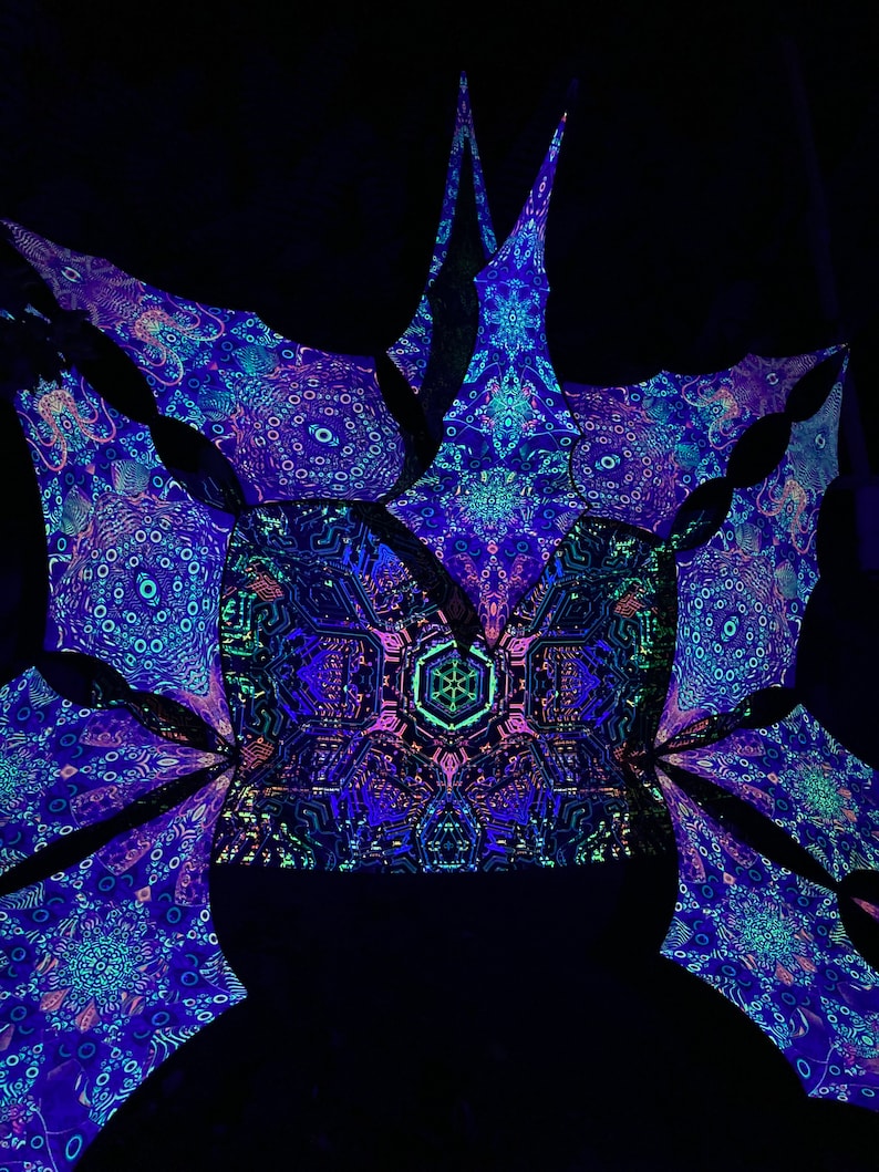 Uv-reactive Psychedelic Decoration Stage Design sacral Portal ...