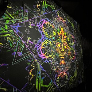 Art Print on Lycra Sacral Medicine - Psychedelic Canvas UV Spiritual ...