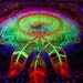 Uv Backdrop OHM Uv Reactive Trippy Tapestry Glow Party - Etsy