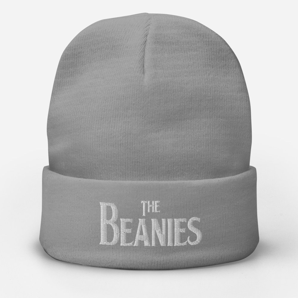 The Beatles Logo Style Beanie (embroidered) - Etsy