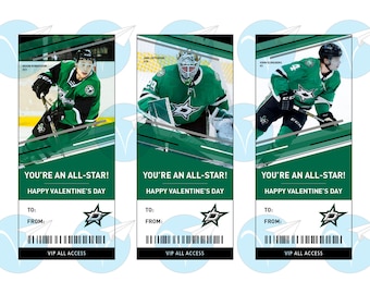 Printable Dallas Stars Ticket - Etsy
