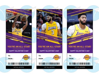 La Lakers Ticket - Etsy