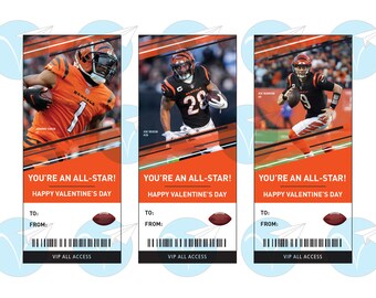 Bengals Valentine - Etsy
