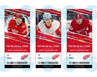 Detroit Red Wing Ticket - Etsy