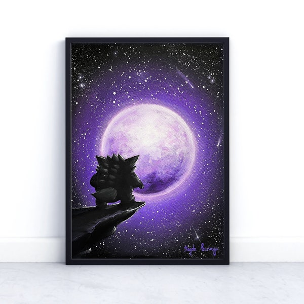 Gengar Wall Poster - Etsy