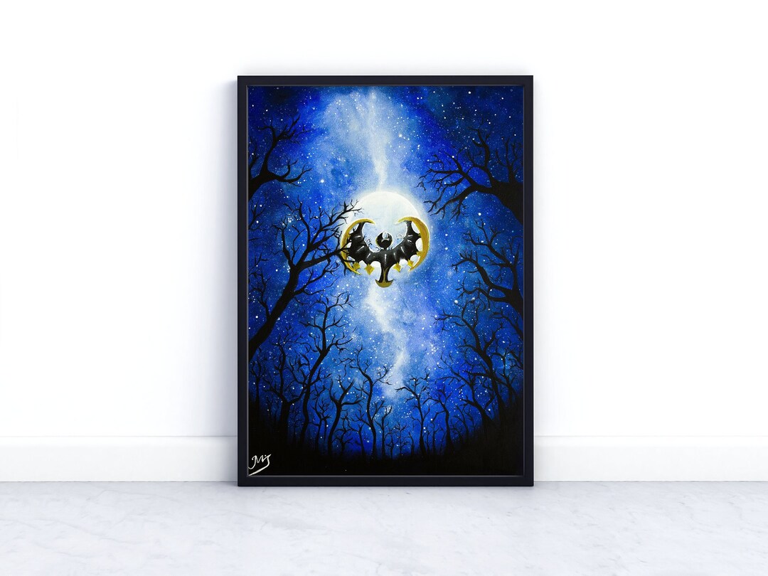 POSTER of Lunala Pokemon Art Lunala Print Pokemon Wall Art Art Work ...