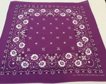 Purple bandana | Etsy