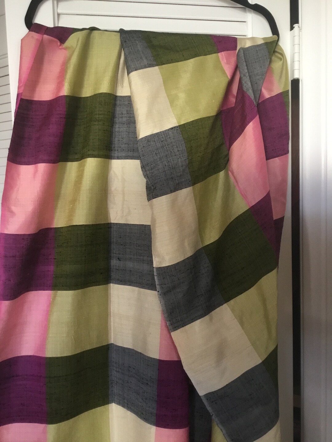 Vintage Thai Silk Scarf or Fabric / Jim Thompson / Thai Silk Company ...