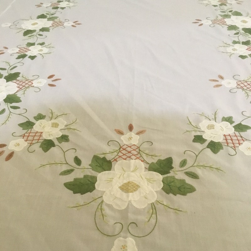 Applique Tablecloth - Etsy
