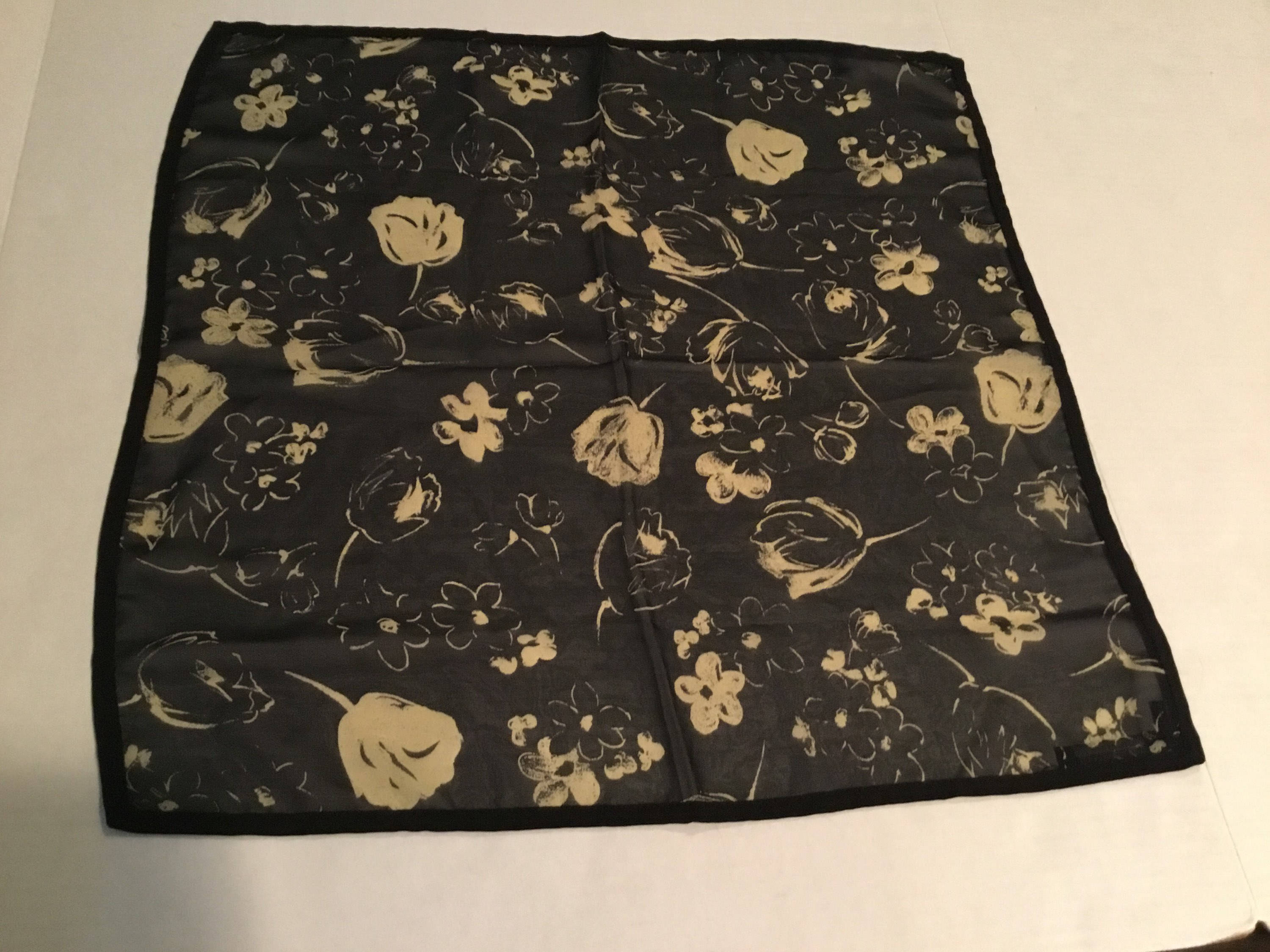 Vintage Silk Scarf / Franco Ferrari - Etsy