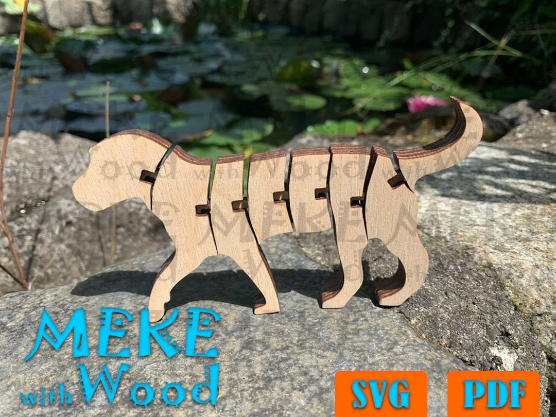 3D Flexible Dog Made of 3mm Plywood - Etsy