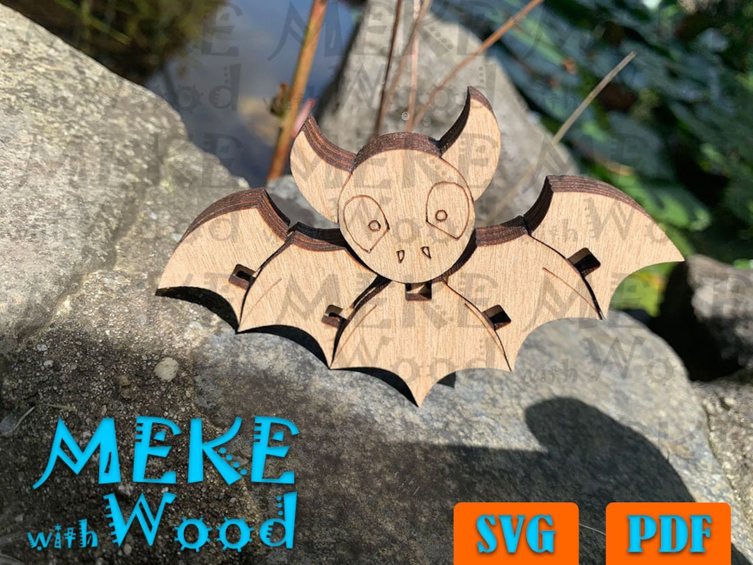 3D Flexible Bat Made of 3mm Plywood - Etsy