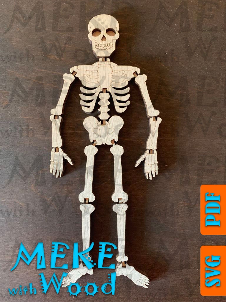 Samu is the 3D Flexible Skeleton Made of 3mm Plywood - Etsy