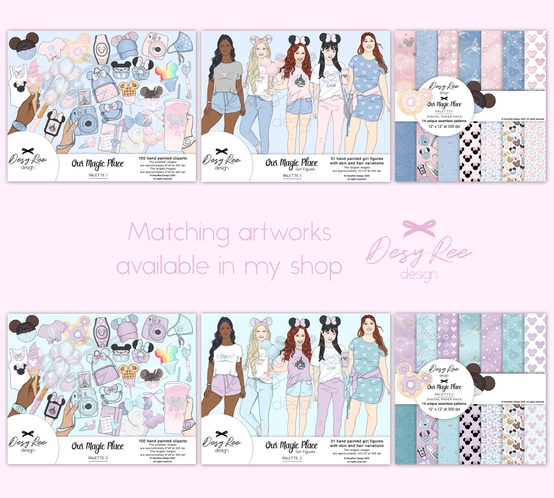 Our Magic Place Magic Castle Inspired Scenes Best Friends - Etsy